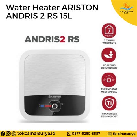 ARISTON ANDRIS 2 RS 15L Water Heater Toko Toss