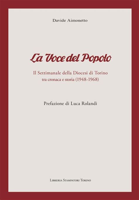 La Voce Del Popolo Il Settimanale Della Diocesi Di Torino Tra