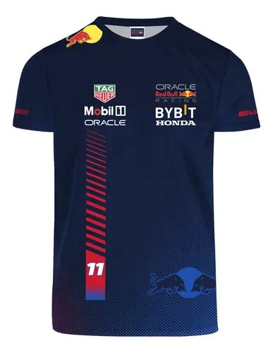Playera Redbull F Escuderia Checo Perez Formula Env O Gratis