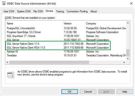 Microsoft SQL Server ODBC Driver Installation For Windows Ispirer