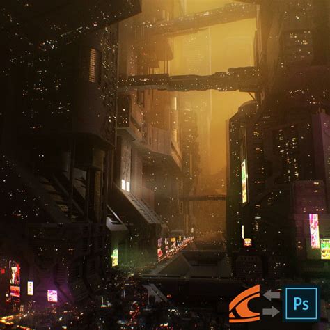Concept Art With Clarisse Jeff Bartzis Concept Art Sci Fi Building