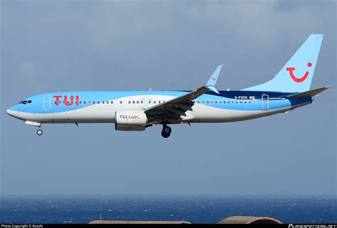G FDZS TUI Airways Boeing 737 8K5 WL Photo By Koschi ID 1472932
