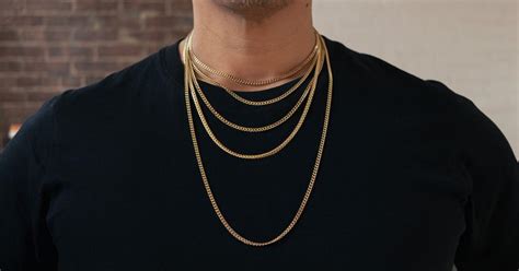 Chain Necklace Lengths For Men A Visual Guide Cladright