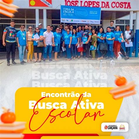 Encontrão Da Busca Ativa Escolar 2022 Prefeitura Municipal de Caiçara PB