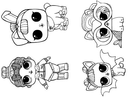 Desenhos Para Colorir Das Bonequinhas LOL Surprise Aprender A Desenhar