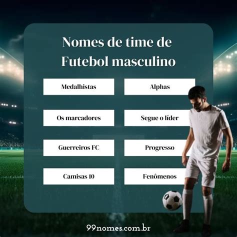 Nomes Para Times De Futebol Femininocriativos E Interessantes