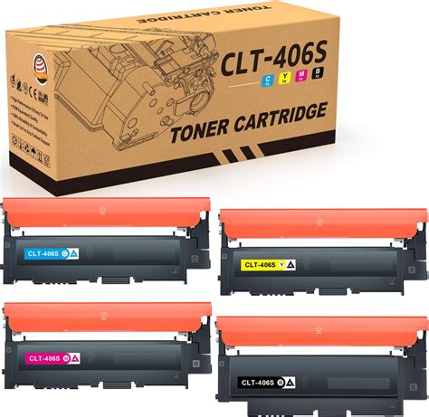 Amazon CLT K406S CLT C406S CLT Y406S CLT M406S Toner Cartridge 4