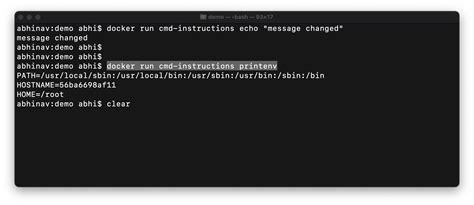 understanding cmd and entrypoint differences in docker