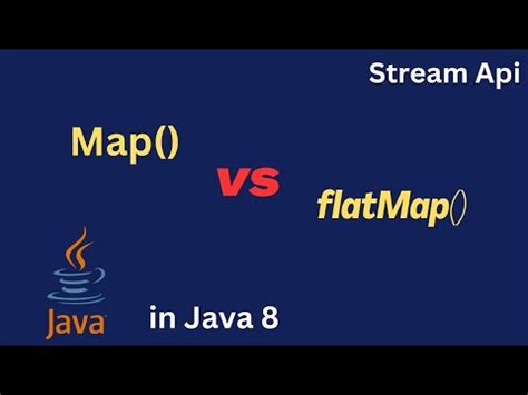 Java 8 Streams Map FlatMap Example Javahack YouTube