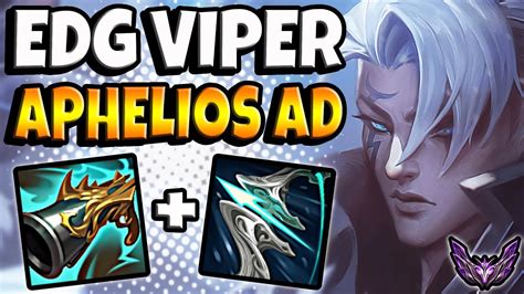 Aphelios Vs Ashe Adc Edg Viper Patch Ranked Master Na Youtube