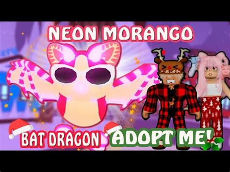 O QUE TA VALENDO O BAT DRAGON DE MORANGO NEON NO ADOPT ME YouTube