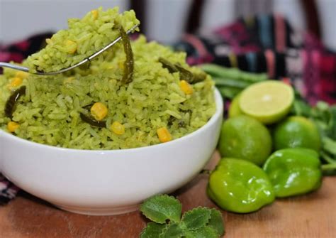 Arriba 78 Imagen Receta Arroz Verde Poblano Abzlocal Mx