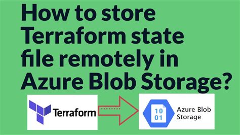 How To Store Terraform State File In Azure Storage Terraform Remote