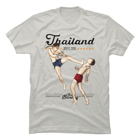 Muay Thai Boran Thai Boxing The Art Of Eight Limbs Buy T Shirt Designs