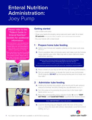 Fillable Online Adult Enteral Tube Feeding Guidelines For Clients In