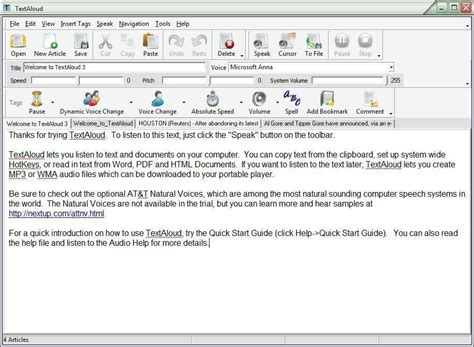 TextAloud Text To Speech Software New Features NextUp