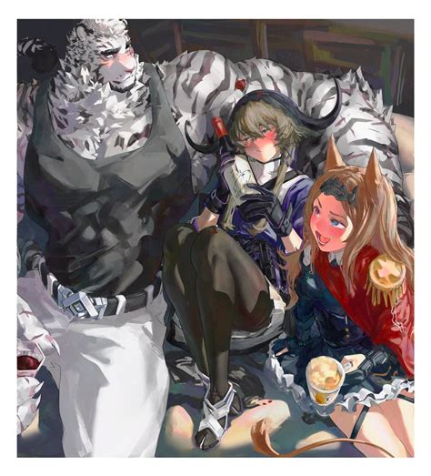 Mountain Pallas And Archetto Arknights Drawn By Bounsies Danbooru