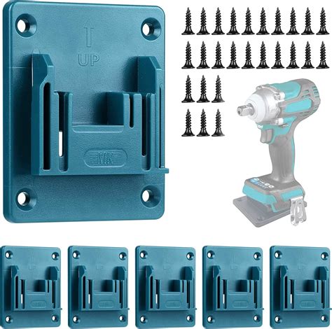 Porte Outils Mural pour Makita 6 Pièces Support Batterie pour Makita