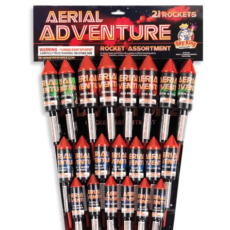 AERIAL ADVENTURE ROCKET ASSORTMENT Sky King Fireworks
