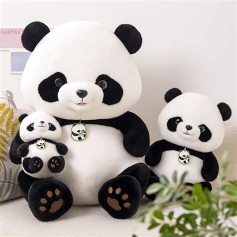 Gấu Trúc Nhồi Bông Cỡ Lớn Dễ Thương Dùng Làm Quà Tặng Sinh Nhật