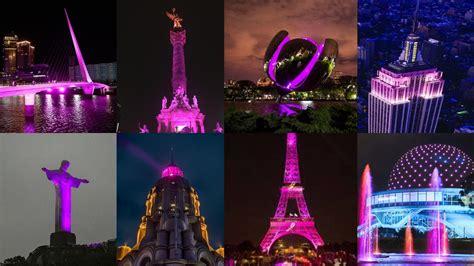 Octubre Rosa los monumentos más emblemáticos de Argentina y el mundo
