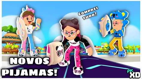 ATUALIZOU PK XD MOSTREI Os PACOTES De PIJAMA Que CHEGARAM NO PK XD