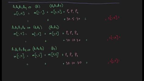 dynamic programming optimizing matrix multiplication youtube