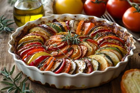 Tian de légumes à la cyril lignac recette provençale authentique et