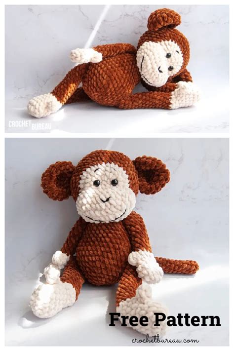 Monkey Amigurumi Free Crochet Pattern