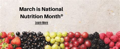 March Is National Nutrition Month District Health Department 10