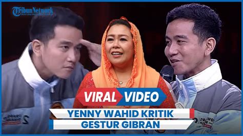 Yenny Wahid Kritik Gestur Gibran Cari Jawaban Mahfud MD Saat Debat