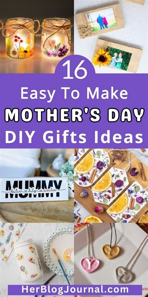Easy And Quick DIY Mother S Day Gifts Mother S Day Diy Diy Mothers