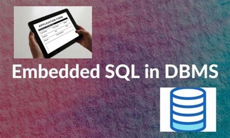 Embedded SQL In DBMS UseMyNotes