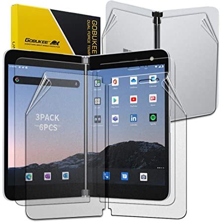 Amazon 3 Pack Supershieldz Designed For Microsoft Surface Duo