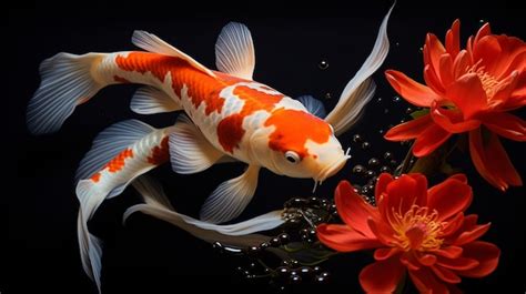 Hermosos peces exóticos de colores Foto Gratis