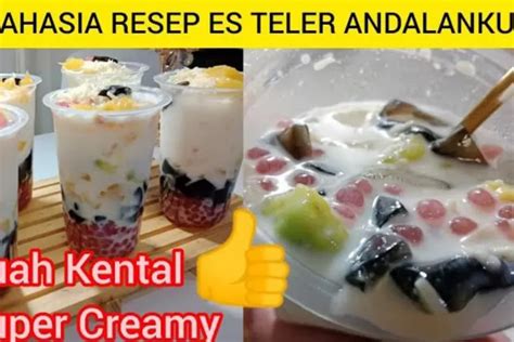 Bongkar Resep Rahasia Es Teler Sultan Viral Kuah Kental Tanpa SP Dan