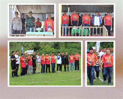 Pj Bupati Bangkep Resmikan Lapangan Montolutusan Dan Buka Semi Open