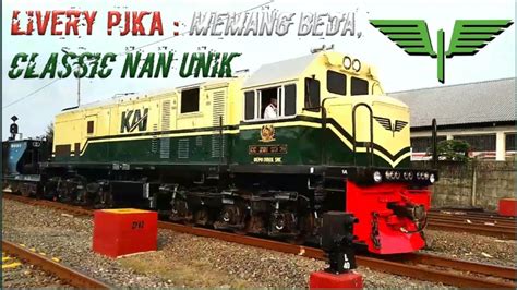Kereta Api Kaligung Dan Lokomotif Livery Vintage PJKA YouTube