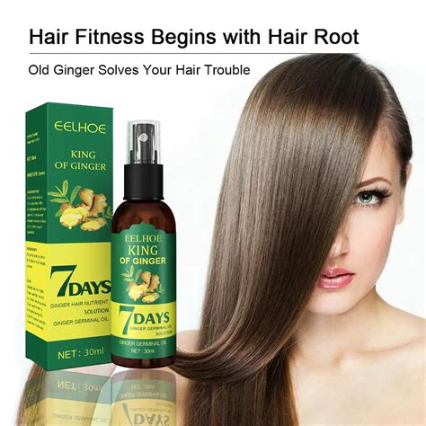Eelhoe King Of Ginger Herbal Hair Repairing Oil Mix 7days Ginger