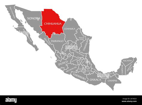 Chihuahua map fotografías e imágenes de alta resolución Alamy