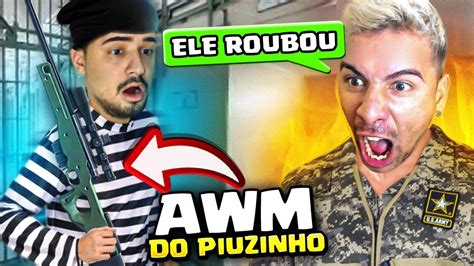 ELE ROUBOU A AWM DO PIUZINHO FREE FIRE YouTube