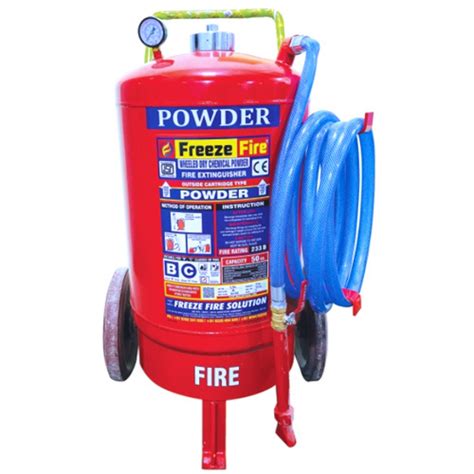 Dry Chemical Powder Trolley Mounted Fire Extinguisher At Best Price In