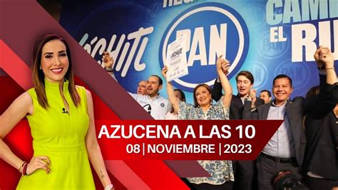 Xóchitl Gálvez recibe constancia de solicitud de registro ante el PAN