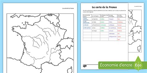 Décrypter 87 imagen carte de france fleuves et montagnes vierge fr