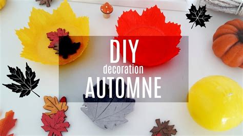 DIY DÉCORATION AUTOMNE 2017 4 IDÉES FACILES YouTube