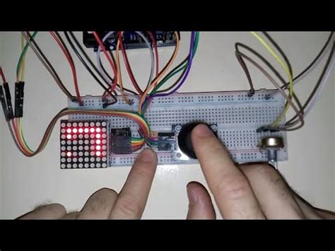 Snake Game Arduino 8x8 Led Matrix Schematic