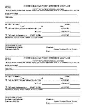 Dma 5016 Fill Online Printable Fillable Blank PdfFiller