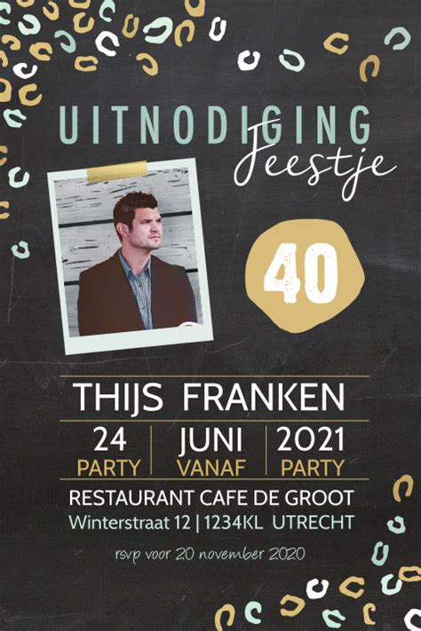 Uitnodigingen Voor Je E Verjaardag Eenvoudig Te Personaliseren