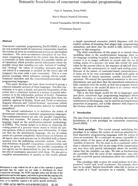 the semantic foundations of concurrent constraint programming proceedings of the 18th acm