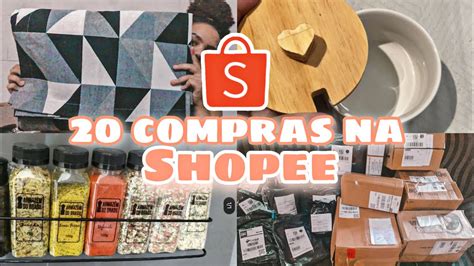 Comprinhas Na Shopee Para O Lar Muita Coisa Pro Enxoval Youtube